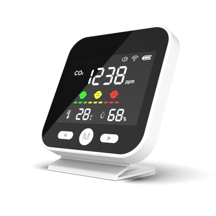 【P.C.H】-Tuya WiFi Air Quality Monitor CO2 Carbon Dioxide Meter Temperature Humidity Measuring ...