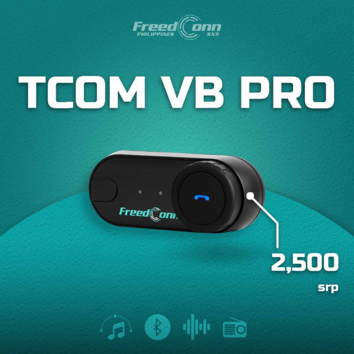 FreedConn TCOM VB Motorcycle Helmet Bluetooth Intercom | Lazada PH
