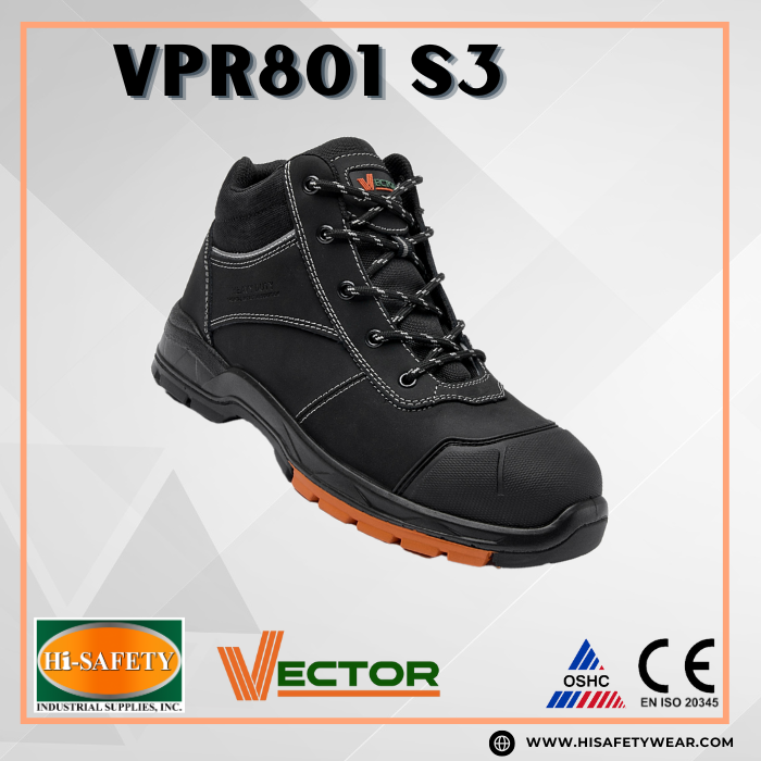 VECTOR SAFETY SHOES VPR801 S3 | Lazada PH