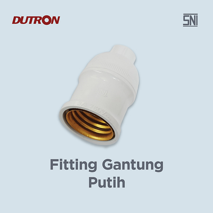 DUTRON Fitting Lampu Gantung E27 Hitam Putih Fiting Piting SNI | Lazada Indonesia