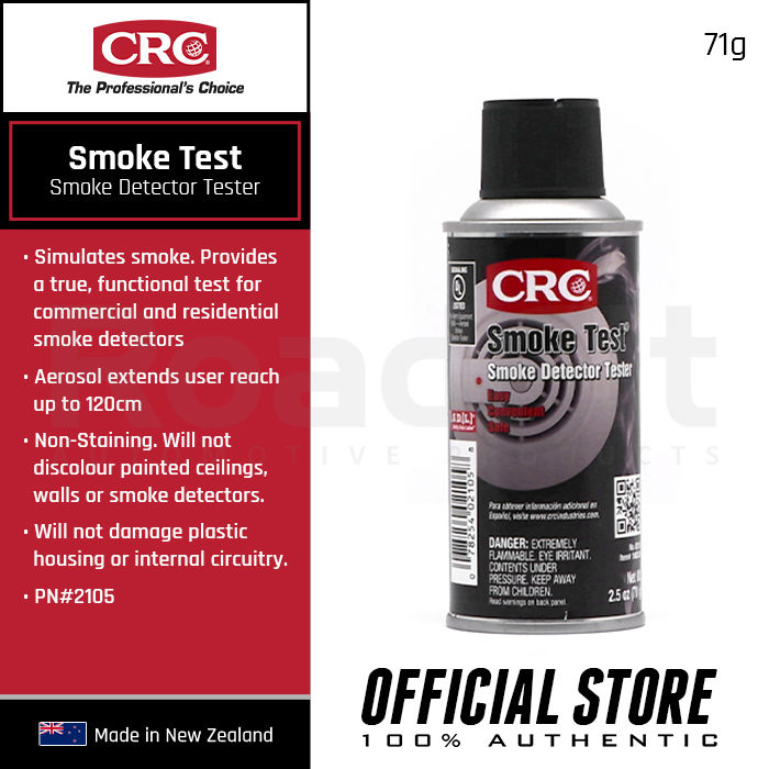 CRC Smoke Test Smoke Detector Tester, 1PC, 71g, 2105, 2105 | Lazada PH