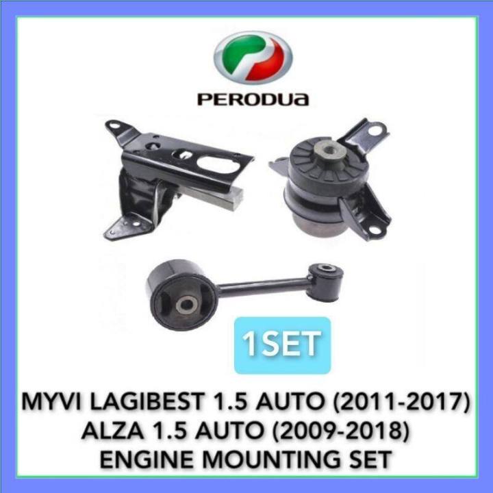 PERODUA MYVI LAGIBEST 1.5 AUTO ALZA 1.5 AUTO ENGINE MOUNTING SET | Lazada