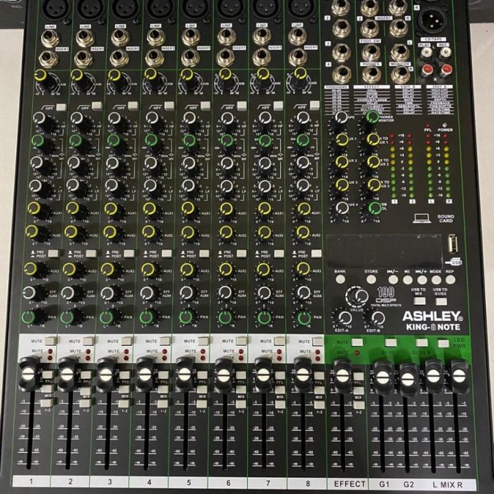 Mixer Ashley 8 Channel King8 Note Baru Supports PC MODEL TERBARU ...