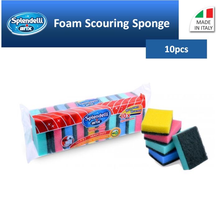 Arix Scouring Sponges 10pcs (no-1276) | Lazada