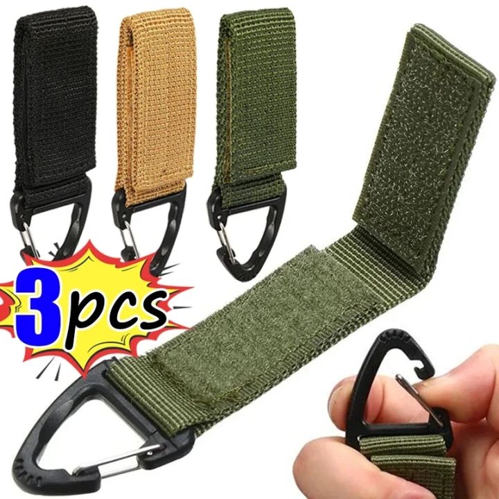 3pcs Nylon Fabric Carabiner Outdoor Carabiner Keychain Hook Nylon ...