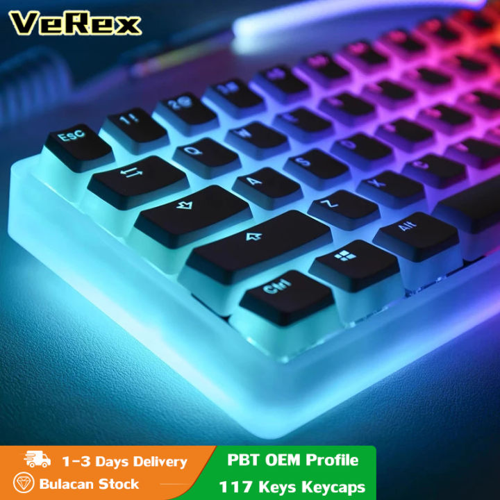 Verex Pudding Keycaps 117 Keys For Mechanical Keyboard PBT Keycap OEM ...