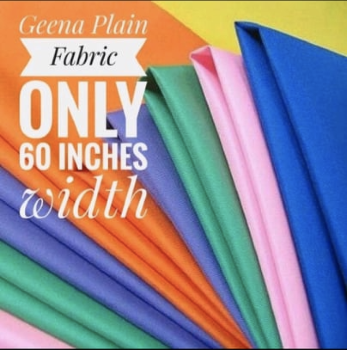 GEENA Gina Pongee Plain Colored Fabric 60" Width (for Curtains ...