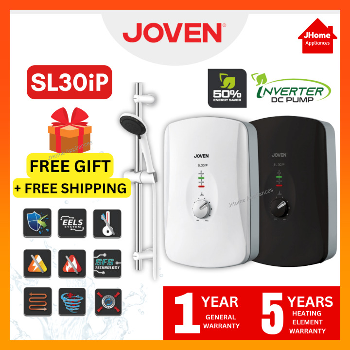 [FREE SHIPPING + GIFT!] JOVEN INSTANT WATER HEATER SL30iP WITH INVERTER ...