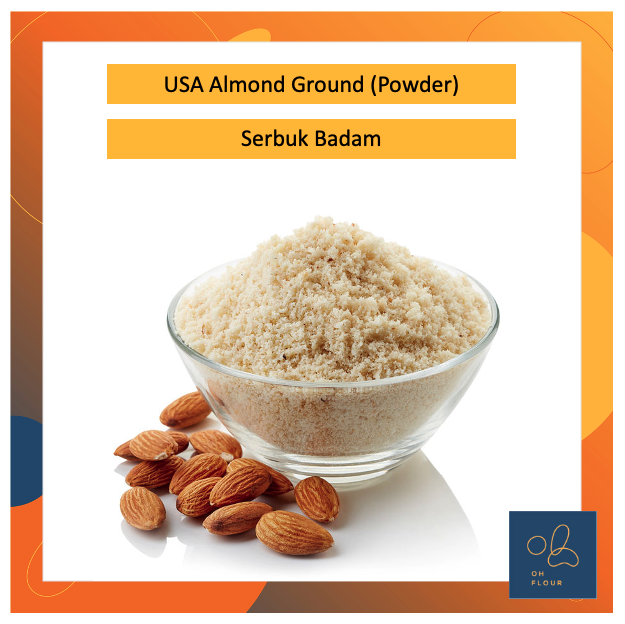 USA Almond Ground Flour 500g (Powder) / Serbuk Tepung Badam / 杏仁粉 | Lazada
