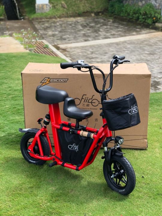 SEPEDA ELEKTRIK FIIDO Q1S RED SKUTER LISTRIK BANDUNG | Lazada Indonesia