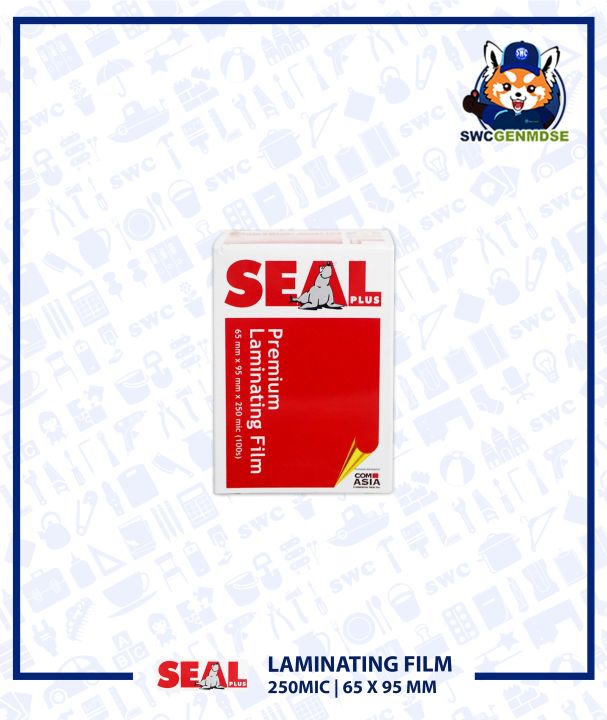 SEAL PLUS Premium Laminating Film 100 PCS | 125MIC | 250MIC | Lazada PH