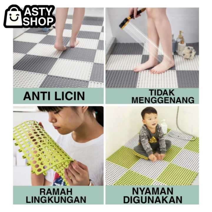 Karpet Kamar Mandi Anti Licin 30x30CM | Lazada Indonesia