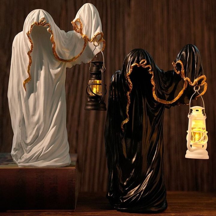 TAO MAX Scary Hell Mailman Lantern with Lantern Resin Hermit Resin ...