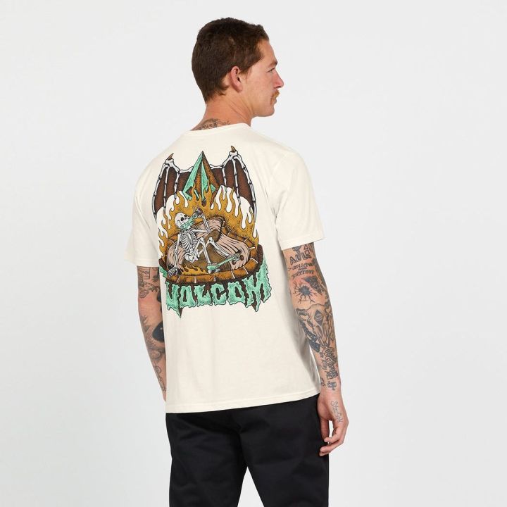 VOLCOM เสื้อยืด HESSIAN SHORT SLEEVE TEE | Lazada.co.th