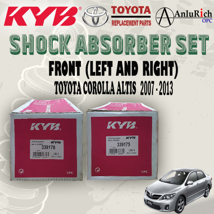 KYB FRONT SHOCK ABSORBER for Toyota Corolla Altis 2007-2013 LEFT and ...