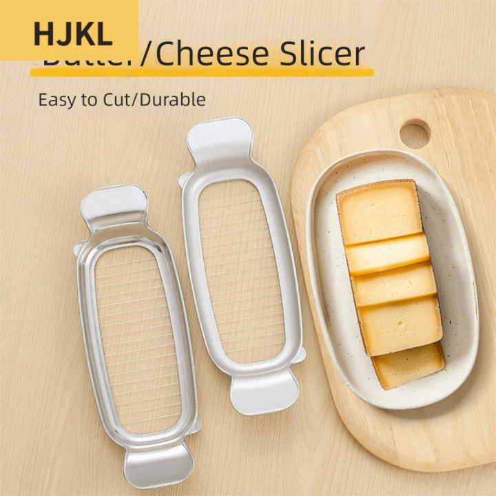 HJKL Stainless Steel Cheese Slicer Non-Stick Durable Butter Cutter ...