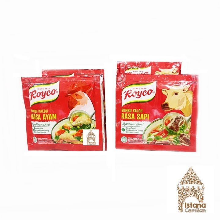 Royco Sachet Ayam / Sapi Isi 12 Sachet (Bumbu Penyedap Masakan ...