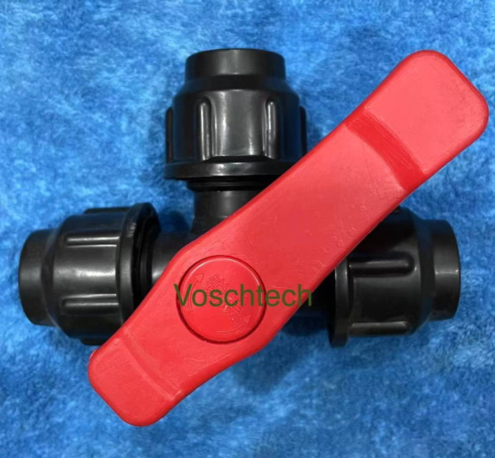 PE COMPRESSION FITTING TEE VALVE 1/2" 3/4" 1" 1 1/4" 1 1/2" 2" | Lazada PH