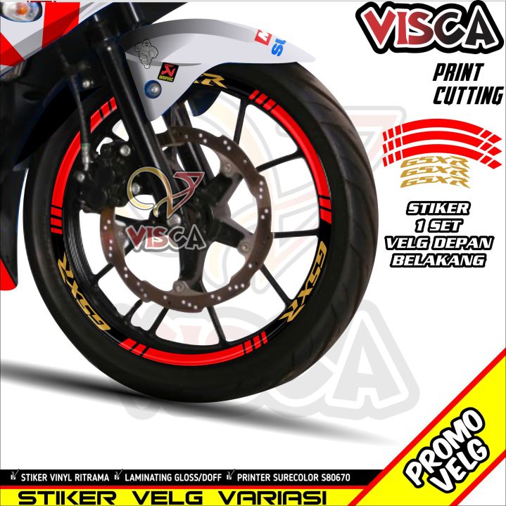 Stiker Velg List Velg Motor Cutting Sticker Velk GSX Variasi GSX 2 ...