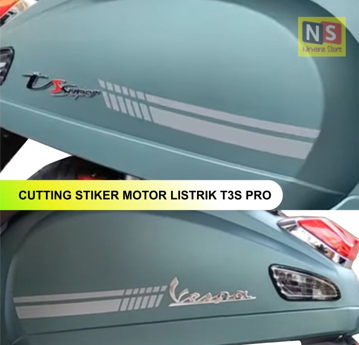 Cutting Sticker List T3S Pro - Strip Motor Listrik Uwinfly T3 - Kuning ...