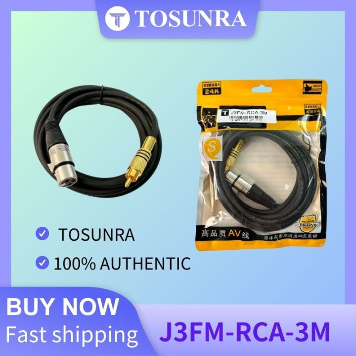 🥇【TOSUNRA】1.5m 4.9ft Copper Dual XLR Female to Dual RCA Male Audio ...