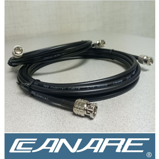 12G-SDI L-3.3CUHD (0.5-10m) ยี่ห้อ Canare สายสัญญาณภาพ 75 ohm / 4K UHD หน้าตัด 5.5 mm Coaxial ...