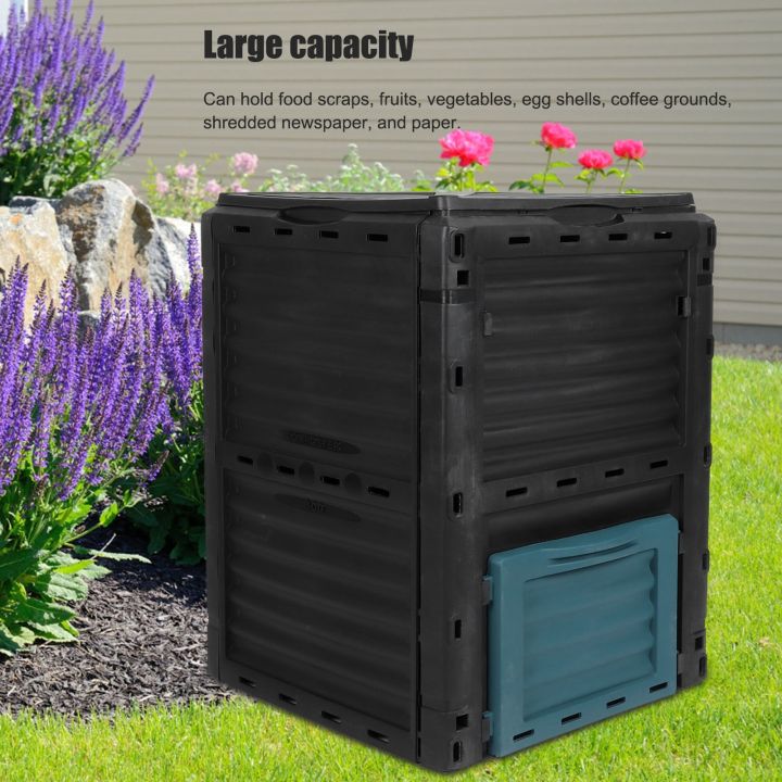 Compost Bin 300L Easy Filling Composting Bin for Indoor | Lazada PH