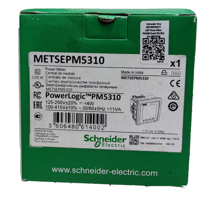 Power Meter METSEPM5310 Power Logic PM5310 Schneider | Lazada PH