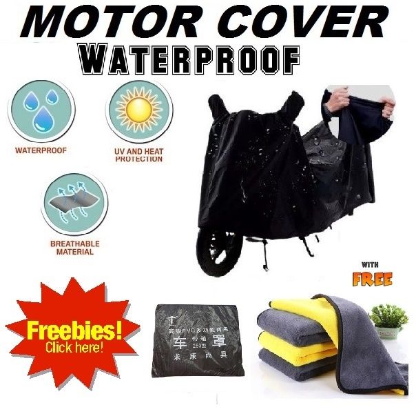 SUZUKI SMASH Waterproof Sunproof Motorcycle Cover Outdoor Motorbike ...
