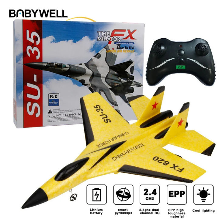 Remote Control SU-35 Plane for Children and s 2.4G Fighter Plane Glider ...