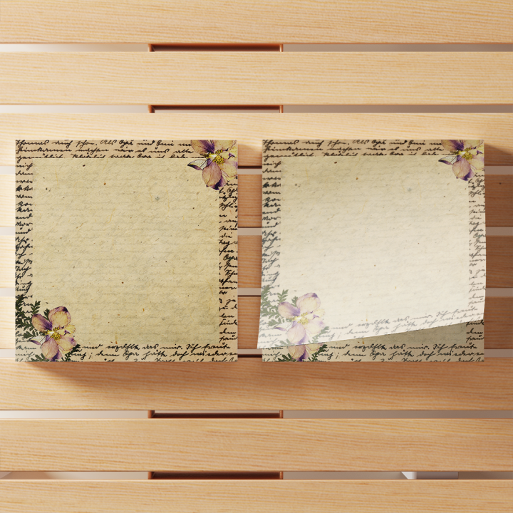 VMP01 48 SHEETS VINTAGE MEMO PAD Office & School memo pad stationery ...