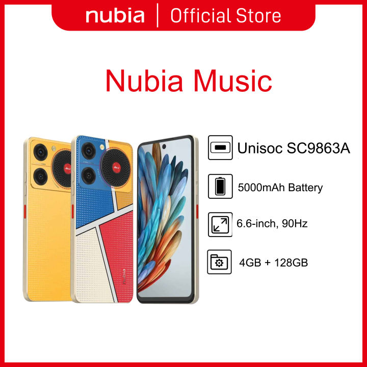 ZTE Nubia Music Yellow 4GB RAM + 128GB ROM | Processor Unisoc SC9863A ...