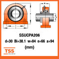 SSUCPA206 ตลับลูกปืนตุ๊กตาสแตนเลส ทั้งชุด (STAINLESS STEEL BEARING ...