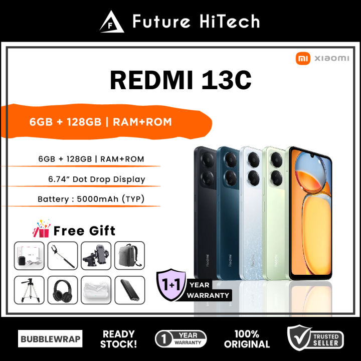 REDMI 13C (6+6GB RAM 128GB ROM) - Original Xiaomi Malaysia | Lazada