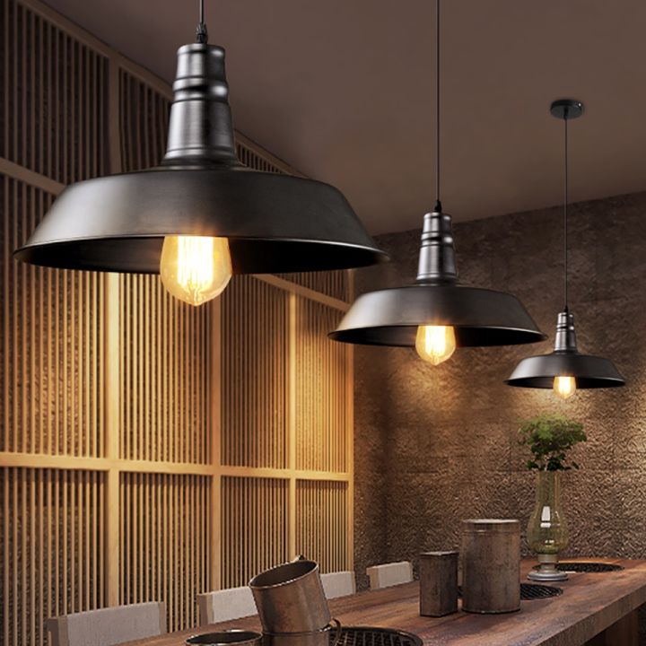 โคมไฟแขวนเพดาน โคมไฟแขวนเพดาน สไตล์วินเทจ โคมไฟวินเทจ (สินค้าไม่แถม ...