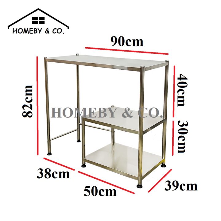 ☝HOMEBY Stainless Steel Kitchen Stove Rack Dapur Gas Stove Rack Rak ...