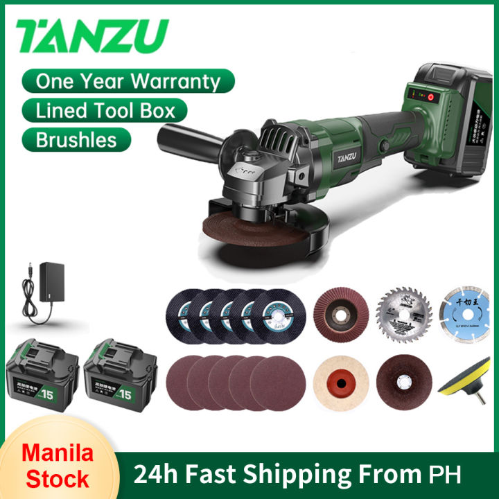 TANZU 21V TZ-980 Grinder Heavy Duty Original Japan 800W High Power ...