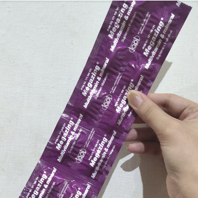 Vitamin C,E,Zinc Megazing Multivitamin /harga 1 Strip isi 10 tablet ...