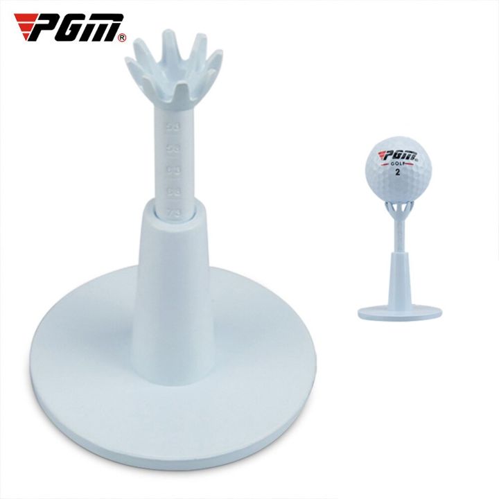 PGM 2ชิ้นกอล์ฟ Tee ปรับนุ่มผู้ถือลูกกอล์ฟต่อต้านบินตนเองยืนกีฬา QT019 ...