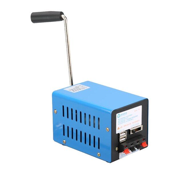 20W Emergency Manual Generator Hand Crank Generator Electric Generator ...