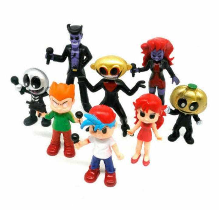 Full Set Mainan Anak Action Figure Anime Friday Night Funkin - Siren ...