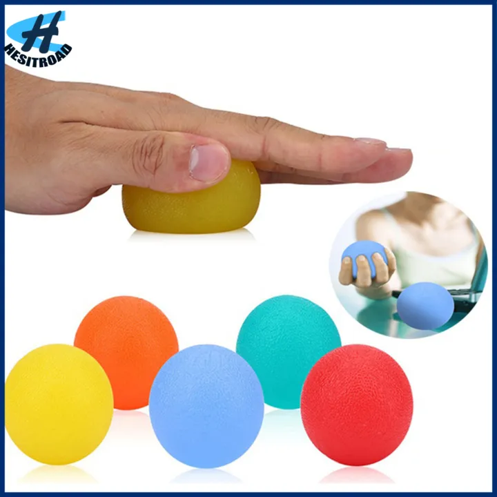 Silicone Ball Portable Lightweight Round Shape Hand Exercise Squeeze ...