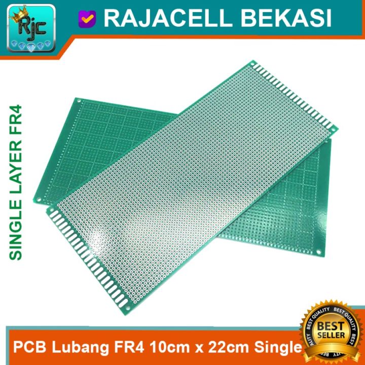 PCB Lubang Prototype PCB bolong 10x22 cm FR4 Fiber Single Layer ...