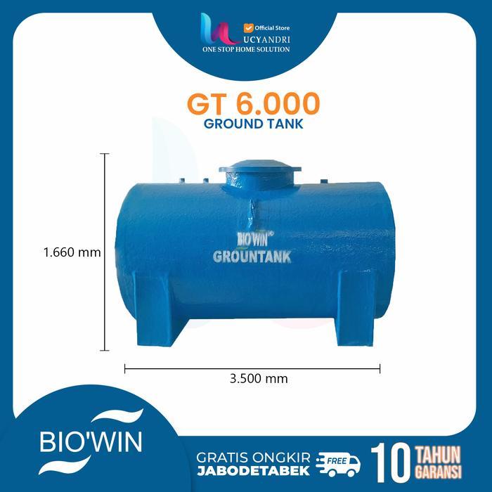 Tangki Air Tanam 6000 L Toren Pendam Tandon Ground Tank GT-6 | Lazada ...