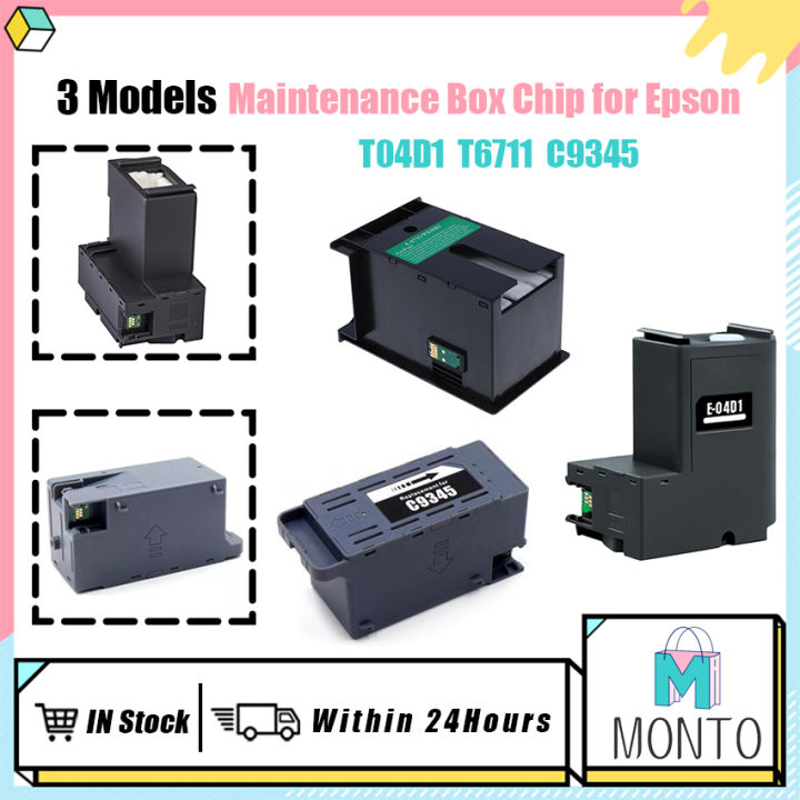 Maintenance Box Model T04D1 T6711 C9345 for Epson L6290 L6580 M3178 WF ...