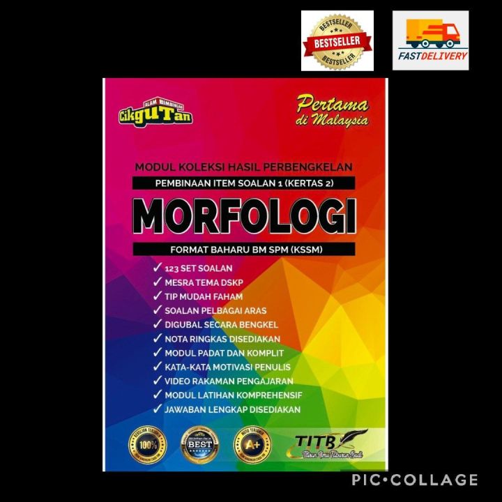 BUKU TERRBAIK: MODUL MORFOLOGI BM SPM (FORMAT TERBAHARU) KSSM | Lazada