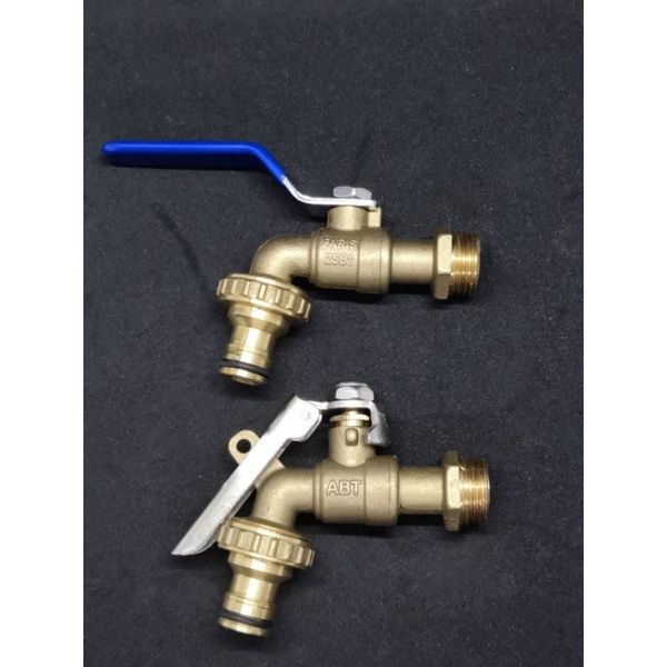 ½" ABT/FARIS 100% Brass Key Union Ball Bib Tap Lockable Bib Tap | Lazada