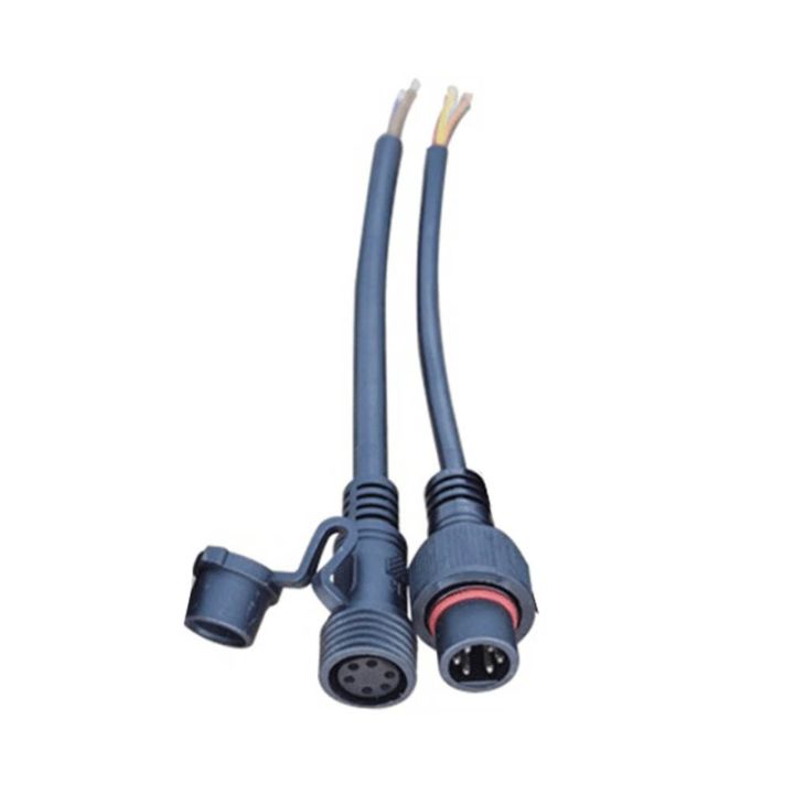 Rubber Industrial Male & Female Plug Socket 2/3/4/5/6/7/8 Pin Wall ...