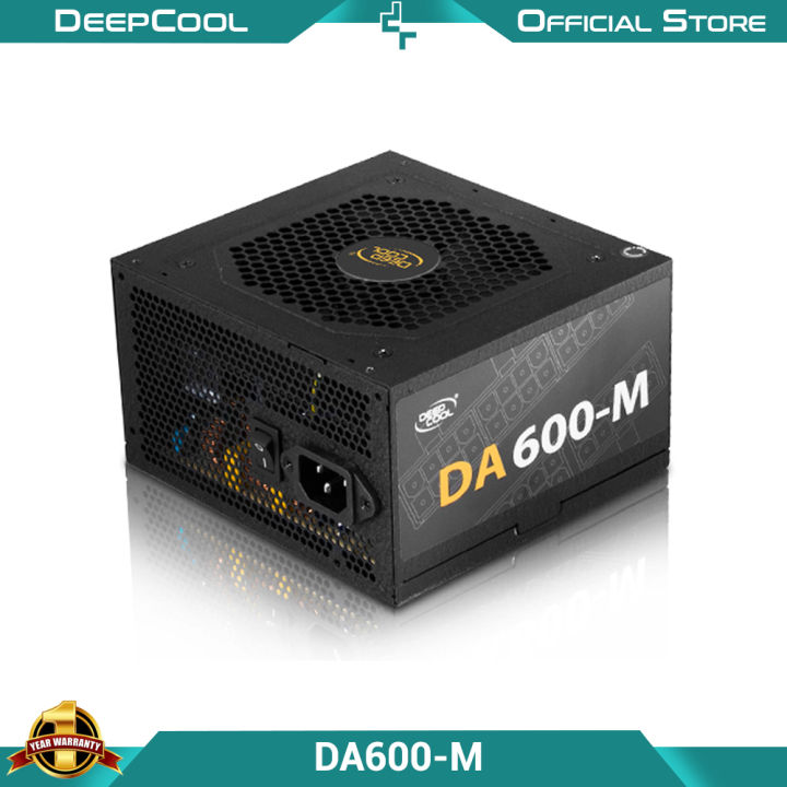 DEEPCOOL DA600-M 600W FULLY MODULAR 80 PLUS BRONZE PSU (DP-BZ-DA600-MFM ...