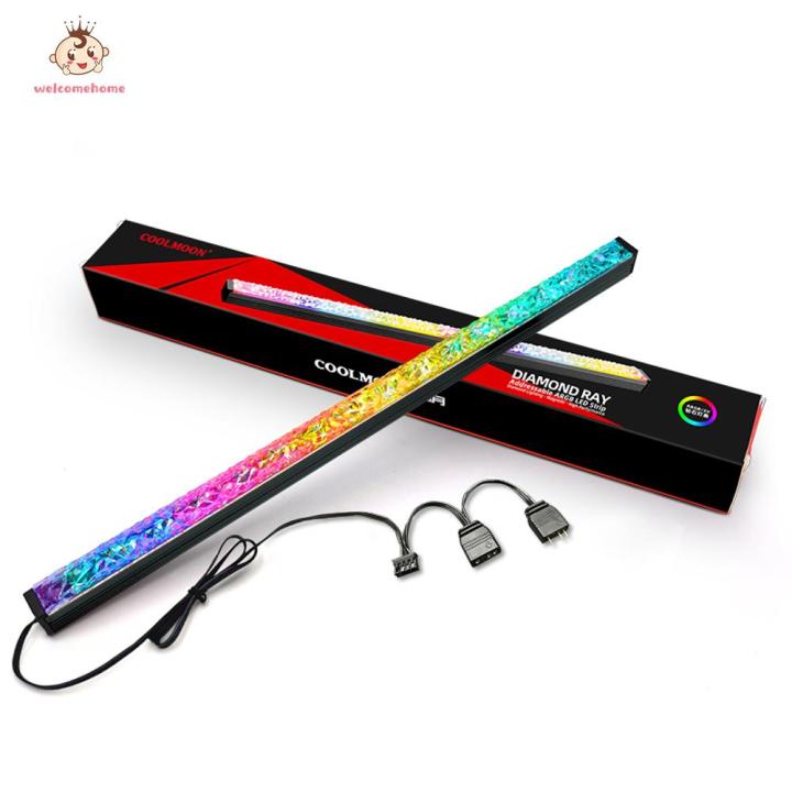 ARGB LED Strip Light 5V 3Pin/Small 4Pin Diamond Magnetic Colorful ...